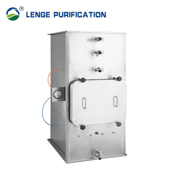 304/316L Stainless Steel BIBO Filter System With Flange and Closed Valve