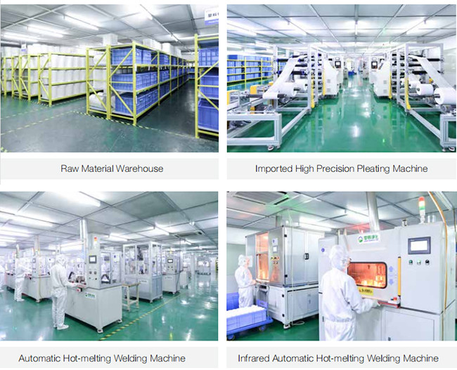 China Wuxi Lenge Purification Equipments Co., Ltd. factory production line