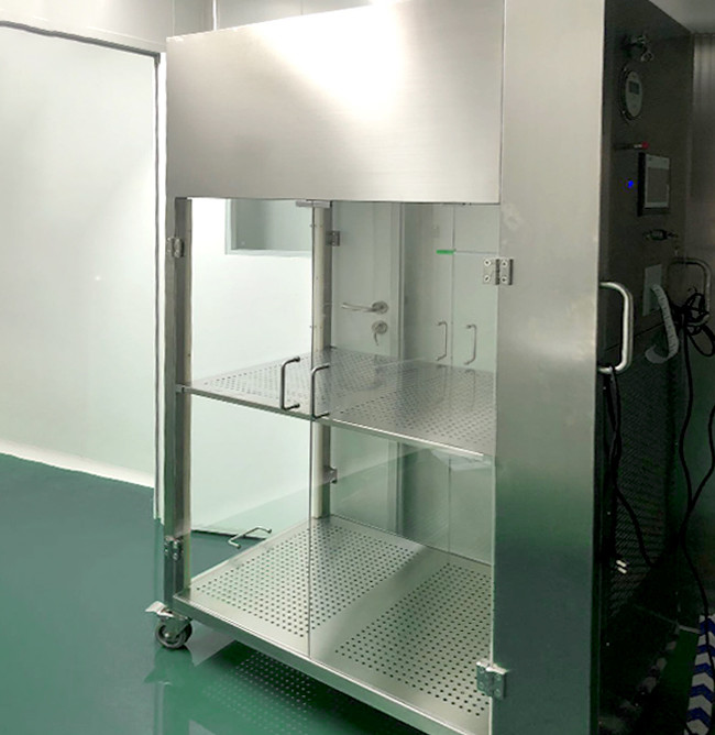 1000 × 600 × 1800 SUS304 Vertical Air Supply LAF Clean Room Airflow Trolley